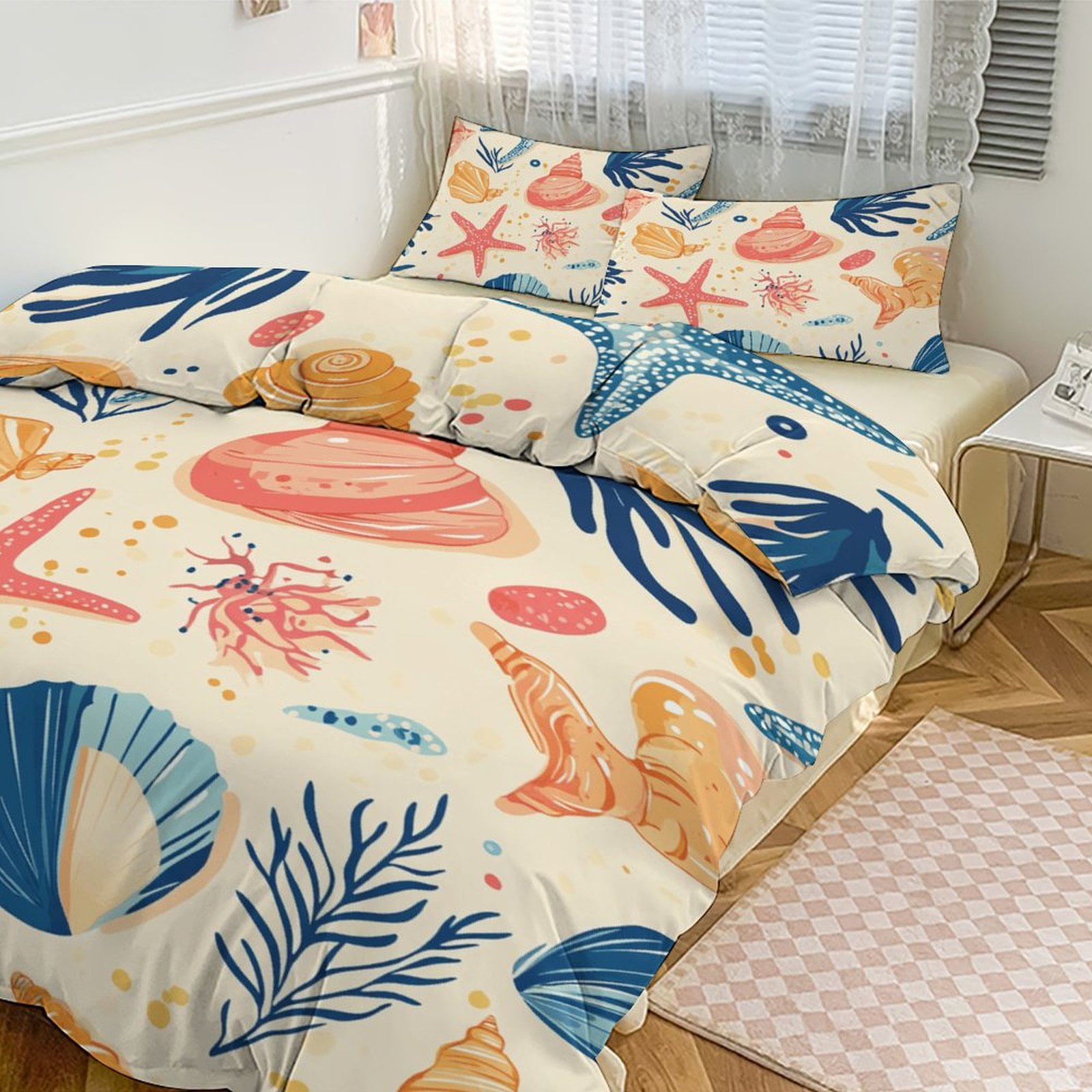 Conch Starfish Shell (57) 3D Duvet Cover Set Quilt Cover Theme of Kid ...