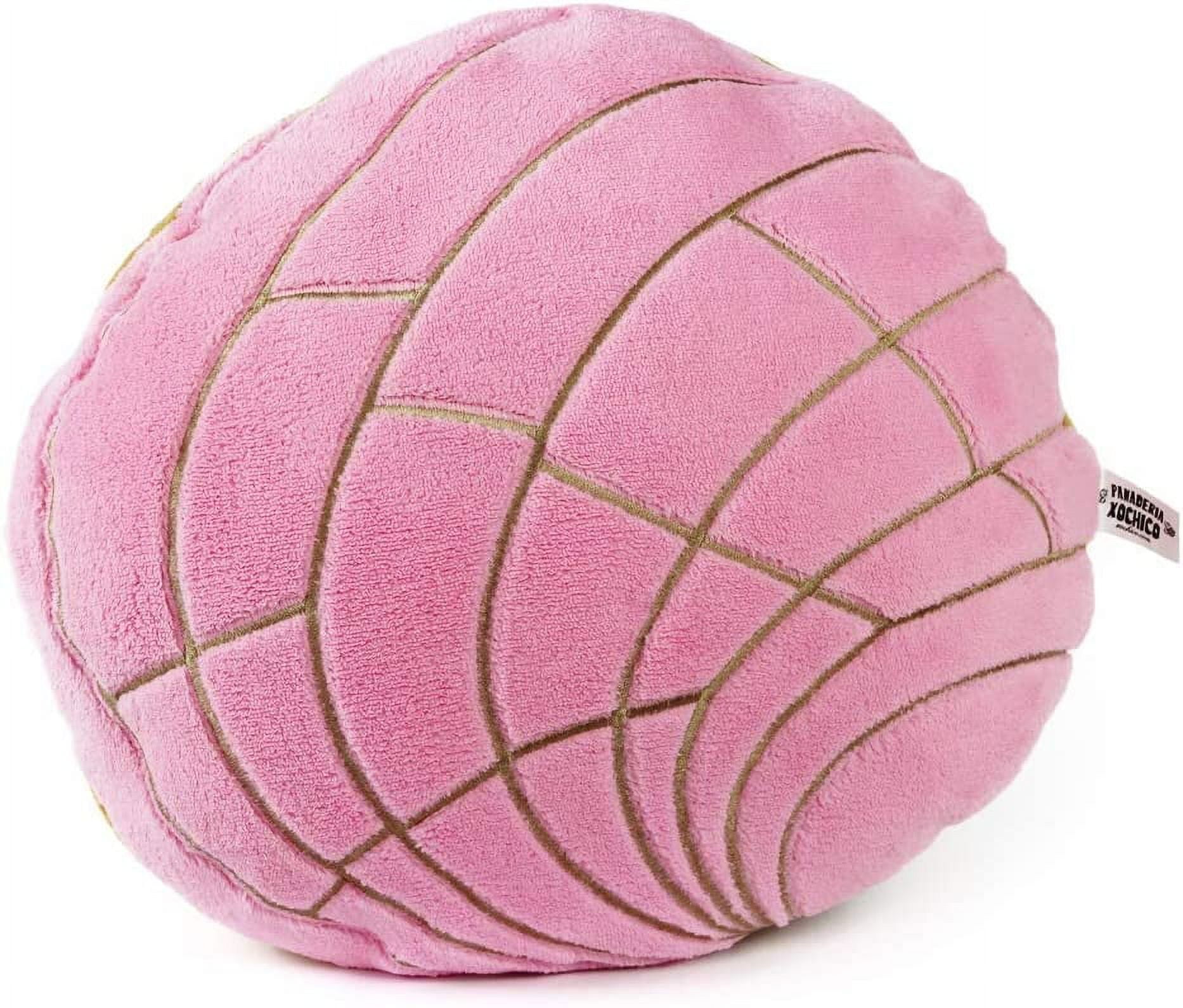Concha Nacar Pan Dulce Concha 18” x 18” Plush Strawberry Decorative ...