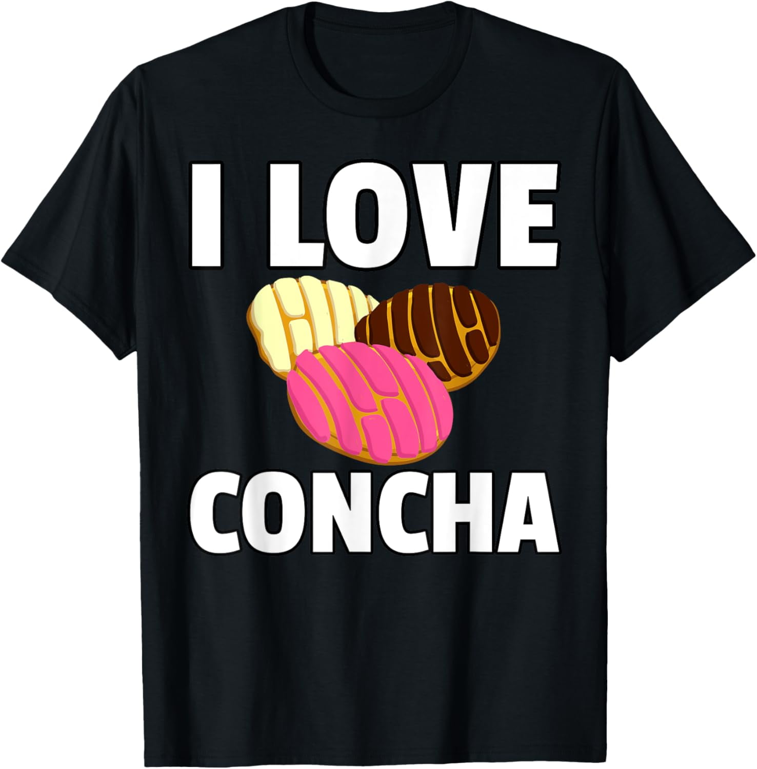 Concha Pan De Dulce Mexican Bread T-Shirt - Walmart.com