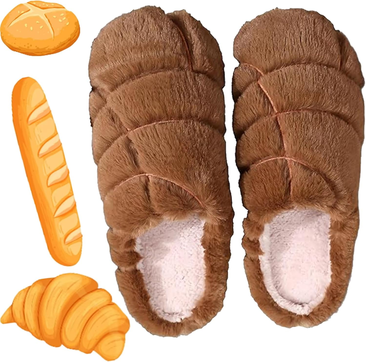 Concha Pantuflas, Concha Slippers for Women, Mexico Bread Slippers with ...