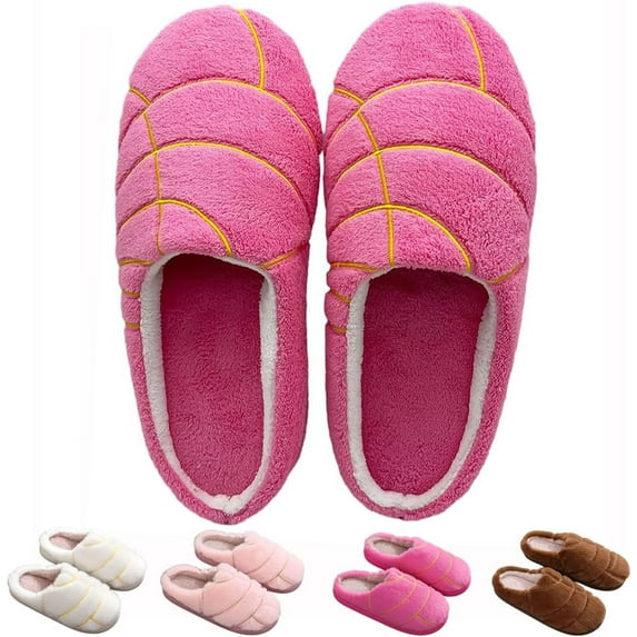 Concha Slippers for Women Men,House Slippers Home Shoes Memory Foam ...