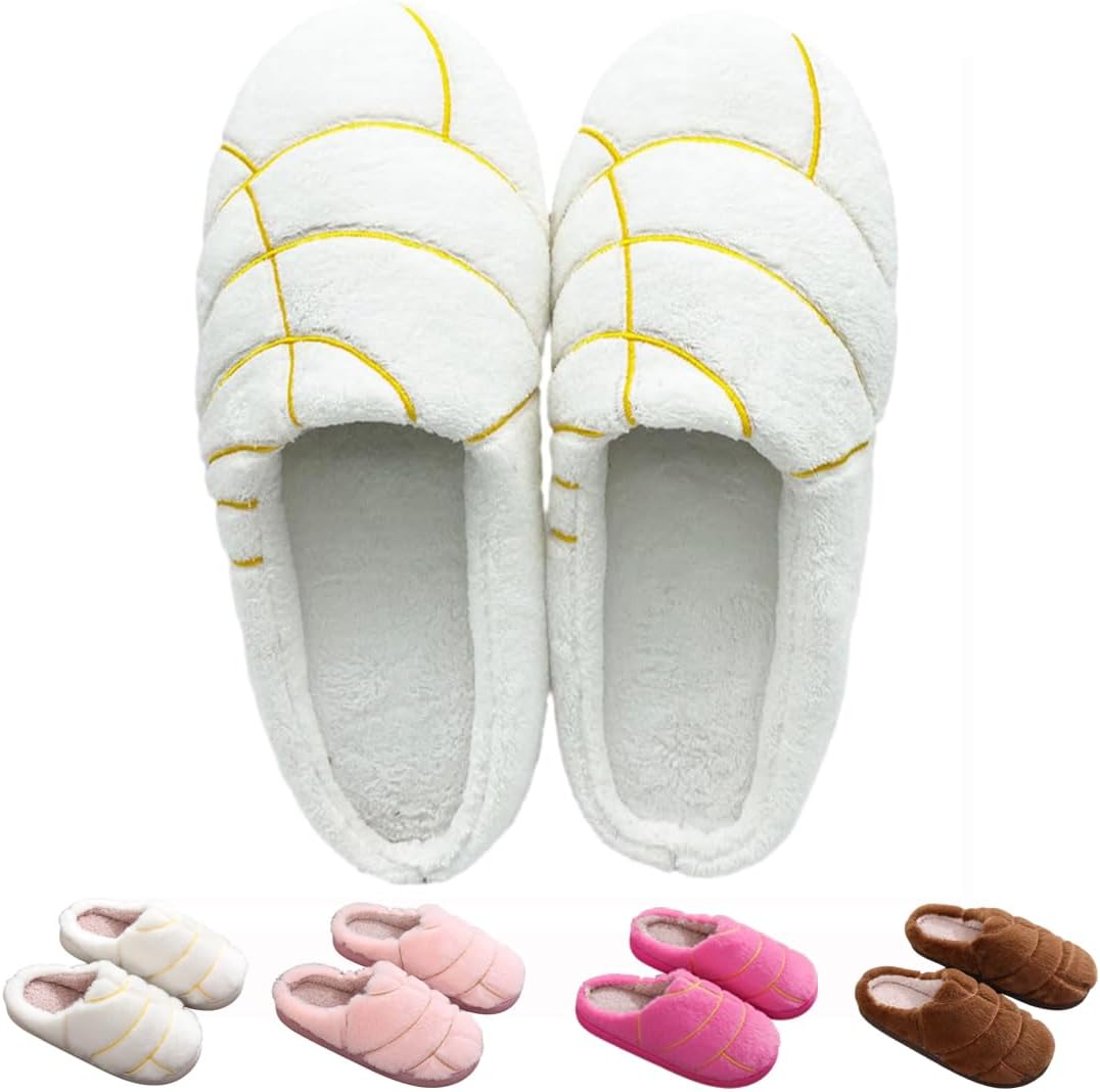 Concha Slippers for Women Men,House Slippers Home Shoes Memory Foam ...