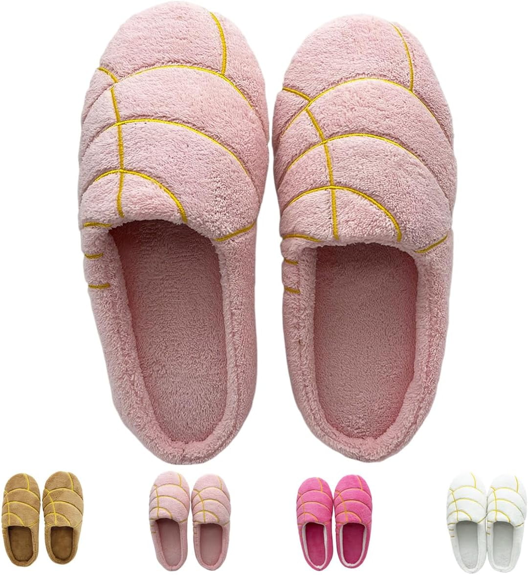 Concha Slippers for Women, Concha Pan Dulce Slippers, Pantuflas De ...