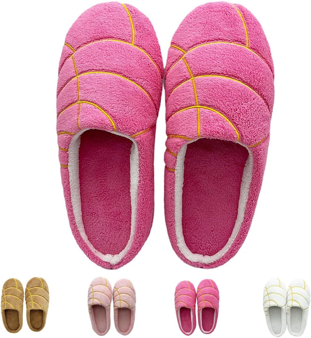 Concha Slippers for Women, Concha Pan Dulce Slippers, Pantuflas De ...