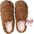 Concha Slippers for Women, Cozy Mexican Bread Pantuflas with Memory ...