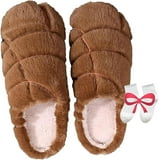 Concha Slippers for Women, Cozy Mexican Bread Pantuflas with Memory ...