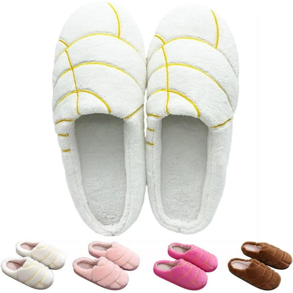 Concha Slippers for Women Men Concha Pantuflas Comfy Soft Warm House ...
