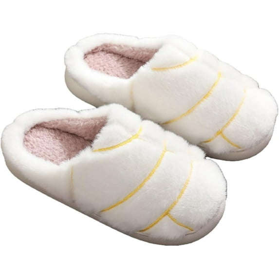 Concha Slippers for Women & Men – Pantuflas Soft Fluffy Plush Warm ...