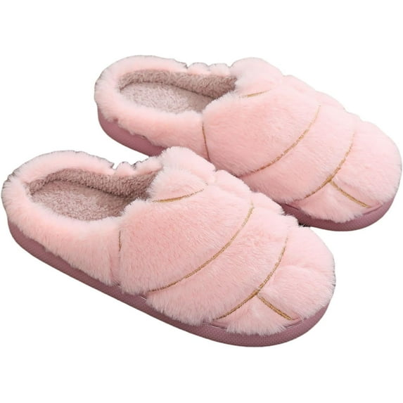 Concha Slippers for Women & Men – Pantuflas Soft Fluffy Plush Warm ...