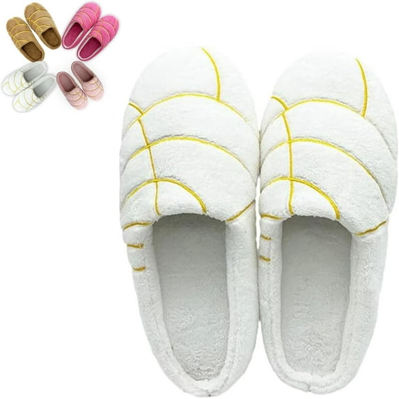 Concha unisex slippers, Concha bread-shaped slippers with memory foam ...