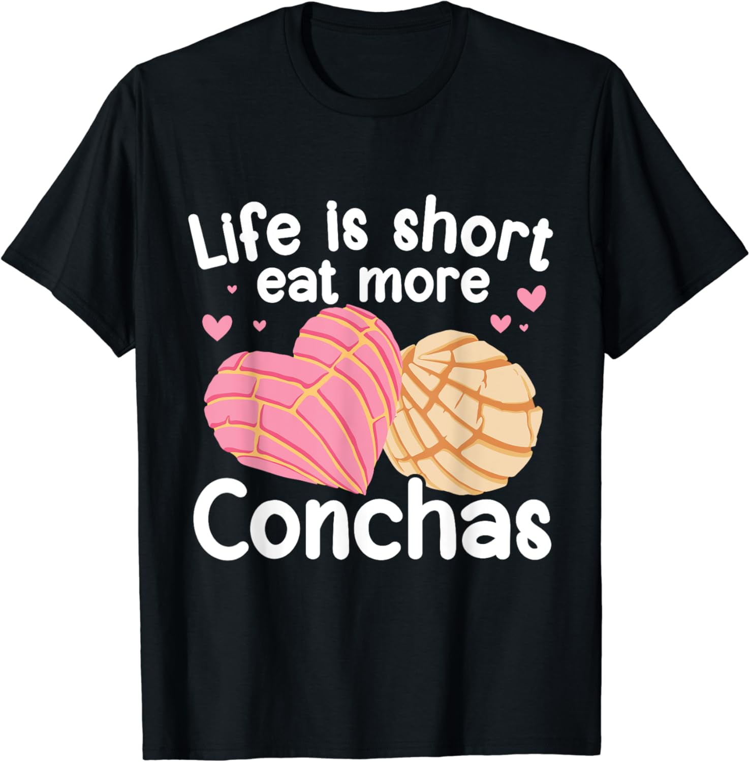 Conchas Pan Dulce Latina Mexican Mujer Concha Pastry T-Shirt - Walmart.com