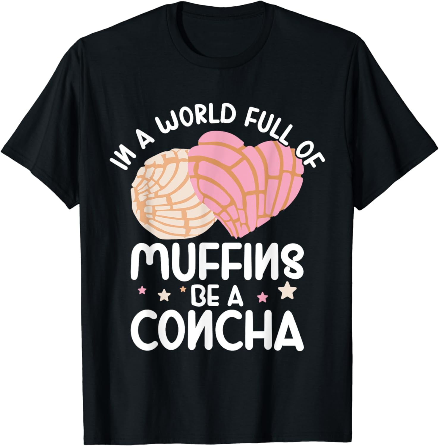 Conchas Pan Dulce Latina Mexican Mujer Concha Pastry T-Shirt - Walmart.com