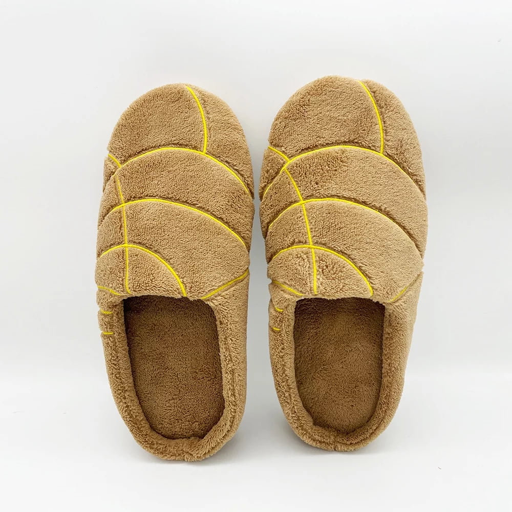 Allook Conchas Slippers, Mexican Bread Pan Slippers with Memory Foam ...