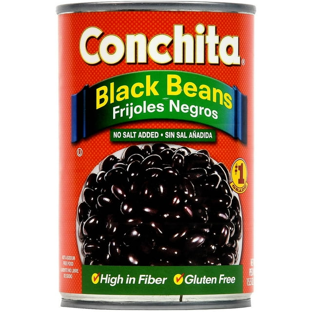 Conchita Foods, Inc. Conchita Black Beans No Salt 15.5 Oz. - Walmart.com