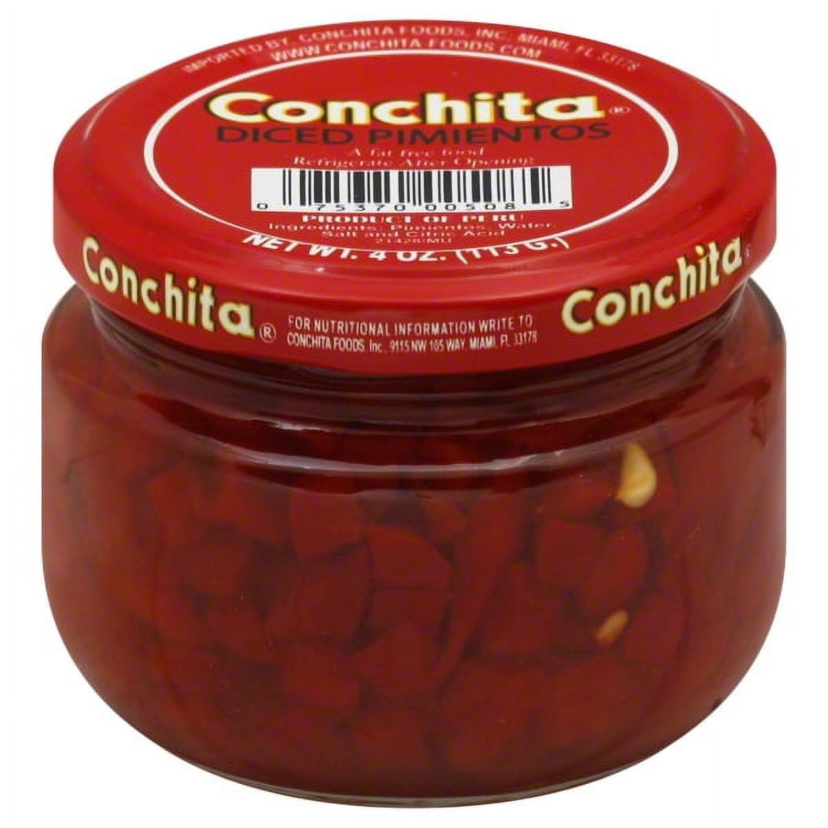 Conchita Foods, Inc. Conchita Diced Red Pimientos 4 oz. - Walmart.com