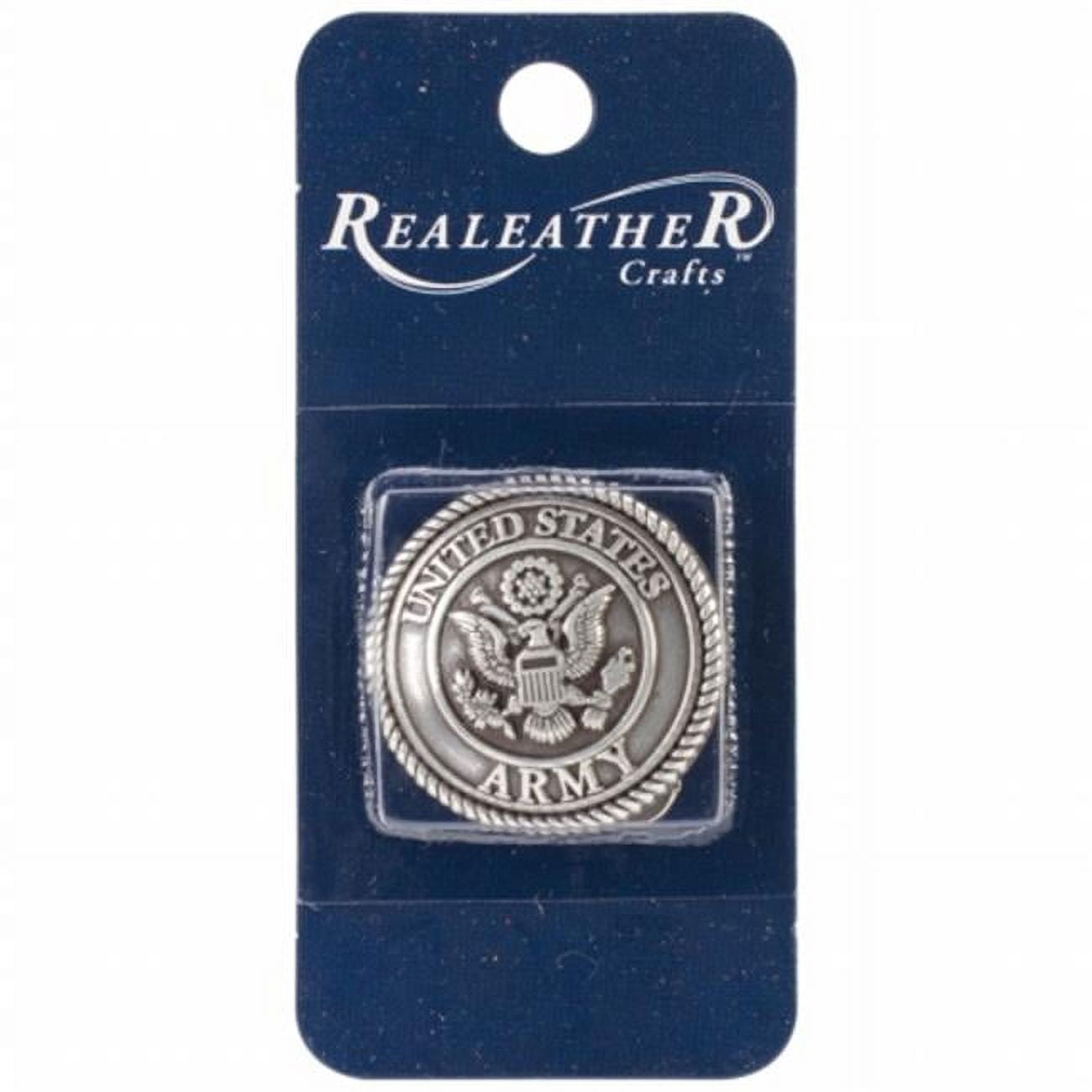 Concho 1.25'' Antique Silver 1/Pkg-US Army - Walmart.com