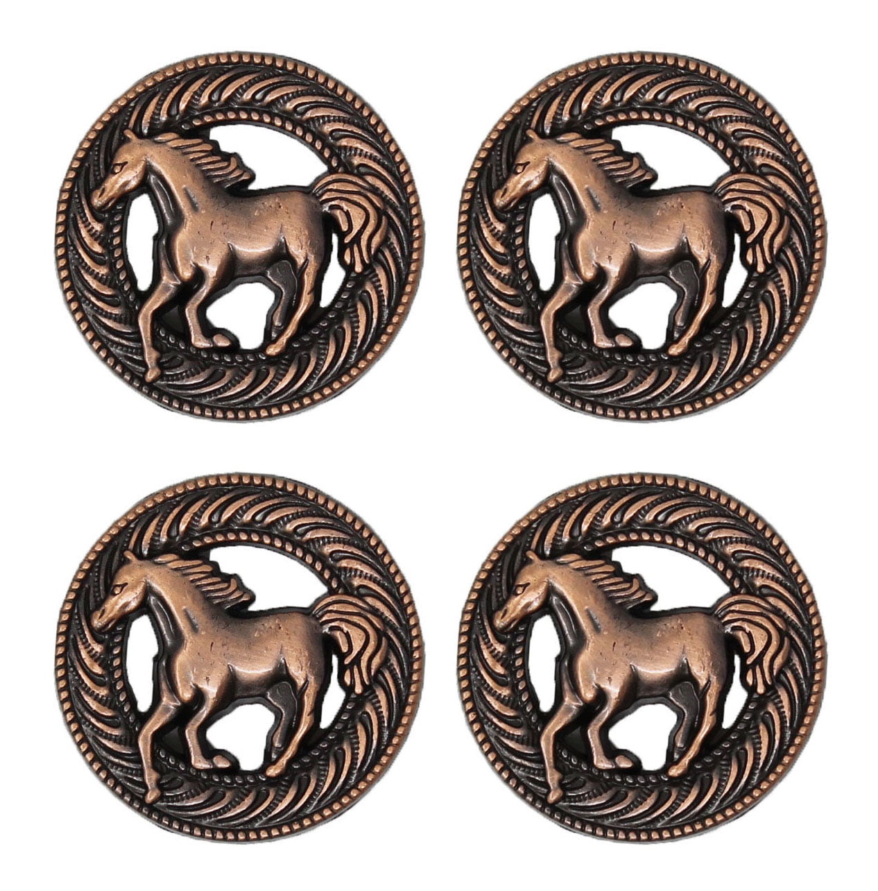 Concho 4 Conchos Rhinestone Horse Saddle Western Bridle Co245C ...