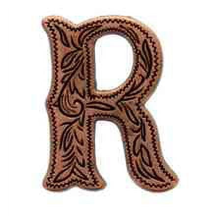 Concho Alphabet Letter R Antique Copper Plated 3/4" Tall 1339-183 by ...