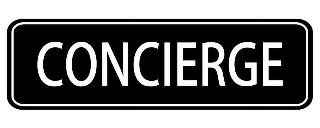 Concierge Acrylic Sign For Office Door Wall Home And Business, Easy To ...