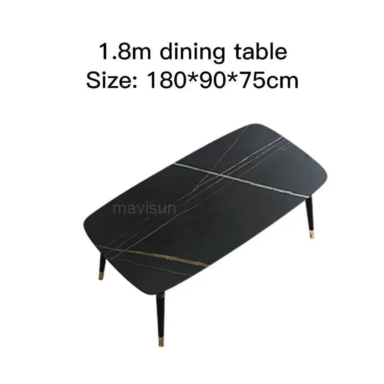 Concise Dining Table With 6 Chairs Combination Small Apartment Home ...
