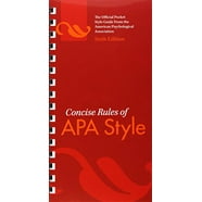 APA Style Concise Guide: 7th Edition (Official), Spiral-Bound, Easy-to ...