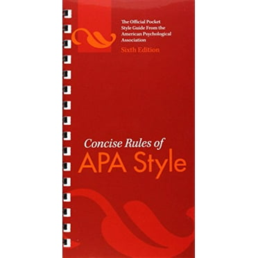 APA Style Concise Guide: 7th Edition (Official), Spiral-Bound, Easy-to ...