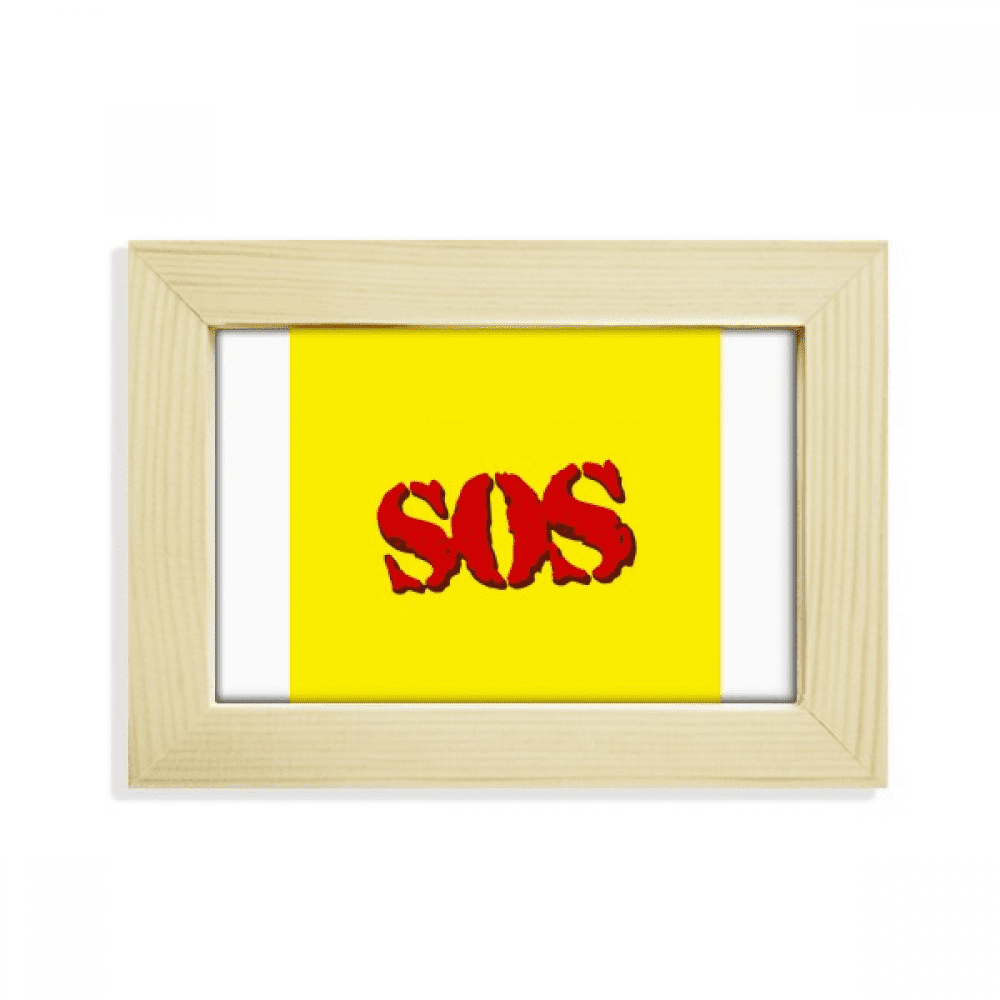 Concise SOS Symbel Art Deco Fashion Desktop Decorate Photo Frame ...