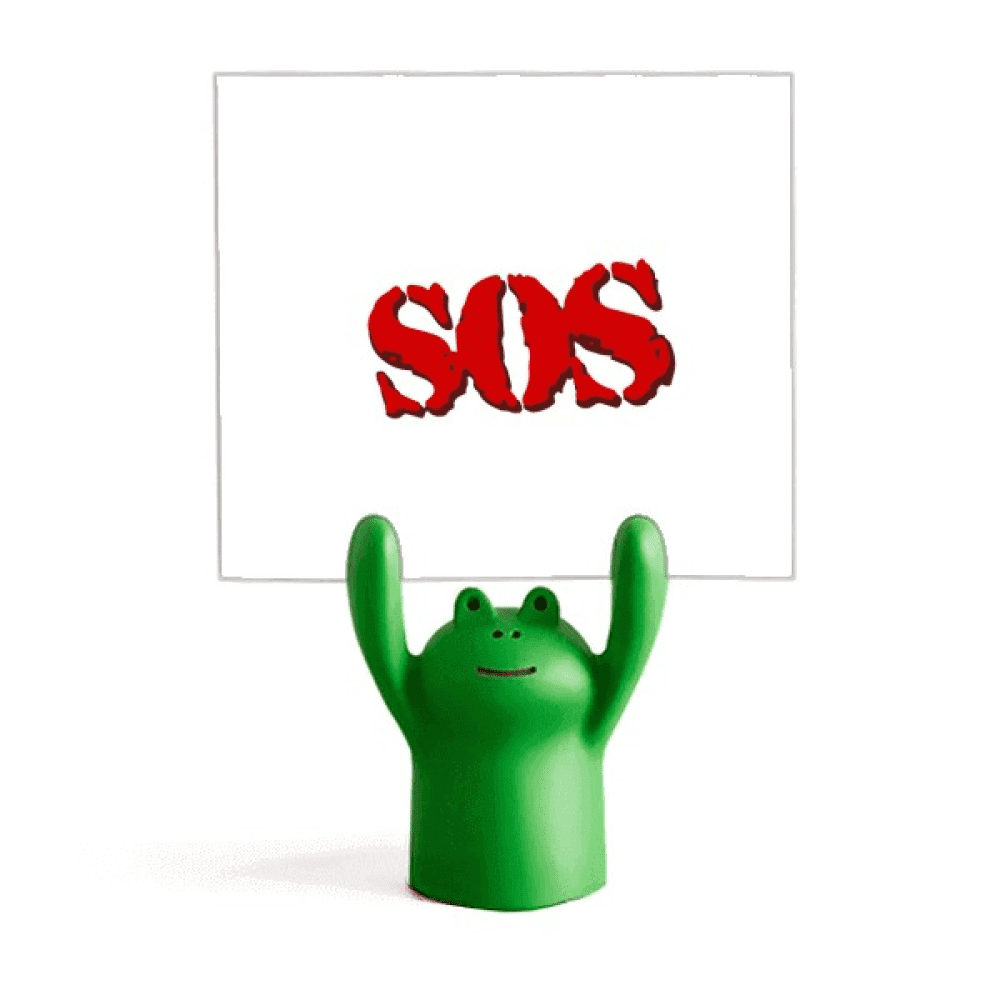 Concise SOS Symbel Art Deco Fashion Memo Holder Cartoon Animal Frog ...