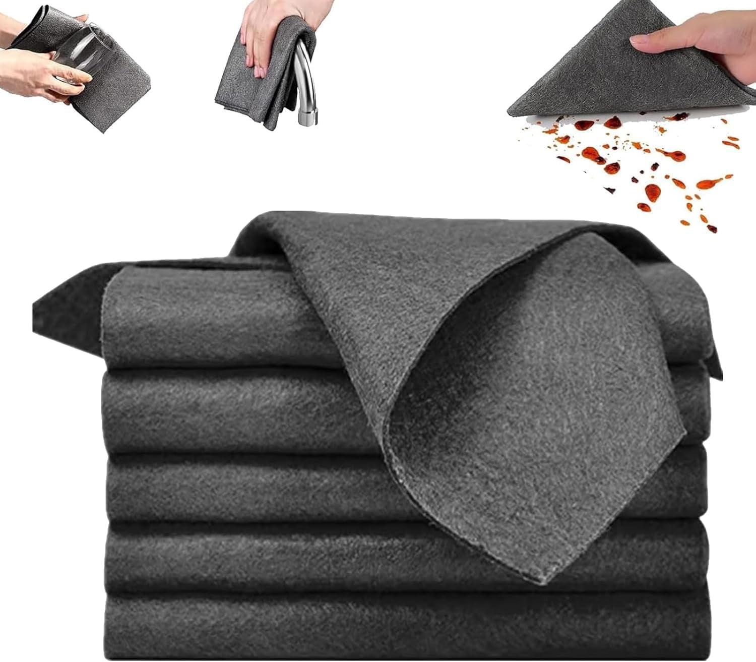 Conciset/Regulatem/Acknowledgena Thickened Magic Cleaning Cloth, Magic ...