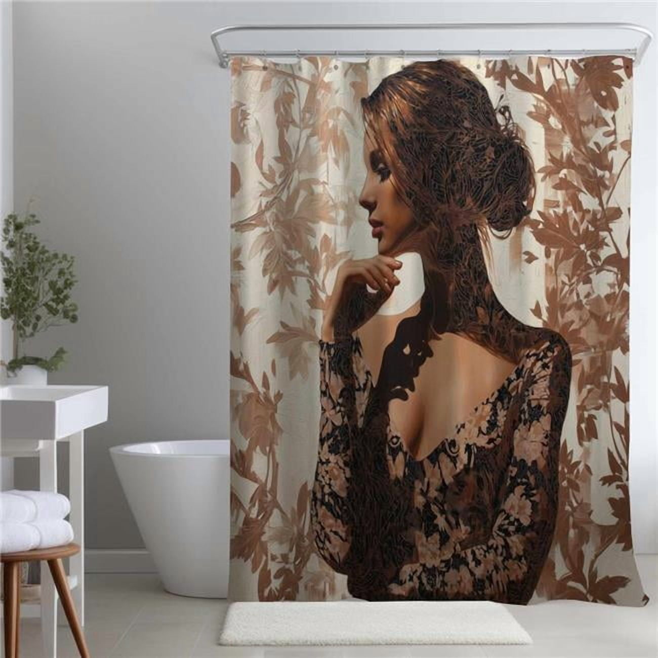 Concius Sales C1SC7174120QCW 71 x 74 in. Contemplation Shower Curtain ...