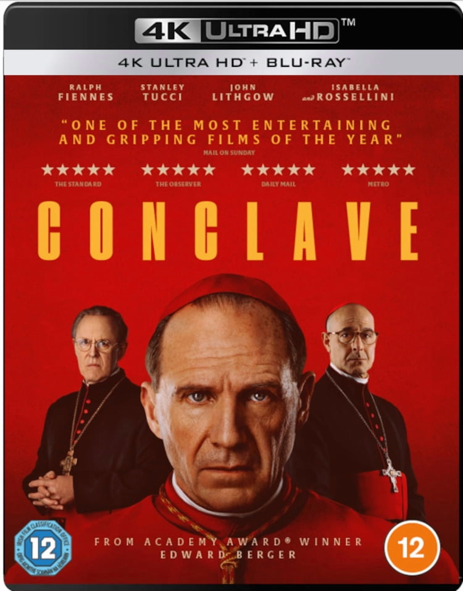 Conclave (4K Ultra HD) Ralph Feinnes John Lithgow Stanley Tucci ...