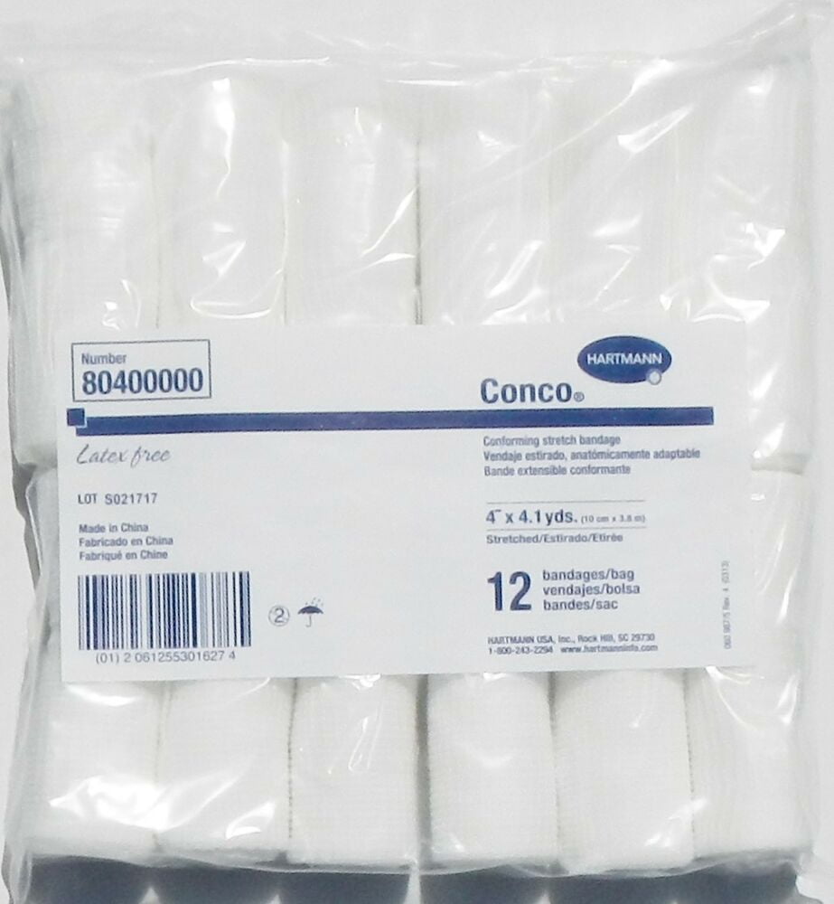 Conco Medical First Aid Self-Adhesive Wound Wrapping Conforming Bandage ...