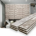 Concord 3D Wall Panels | Accent Wall Panels - Rustic Pine | MDF Slat ...
