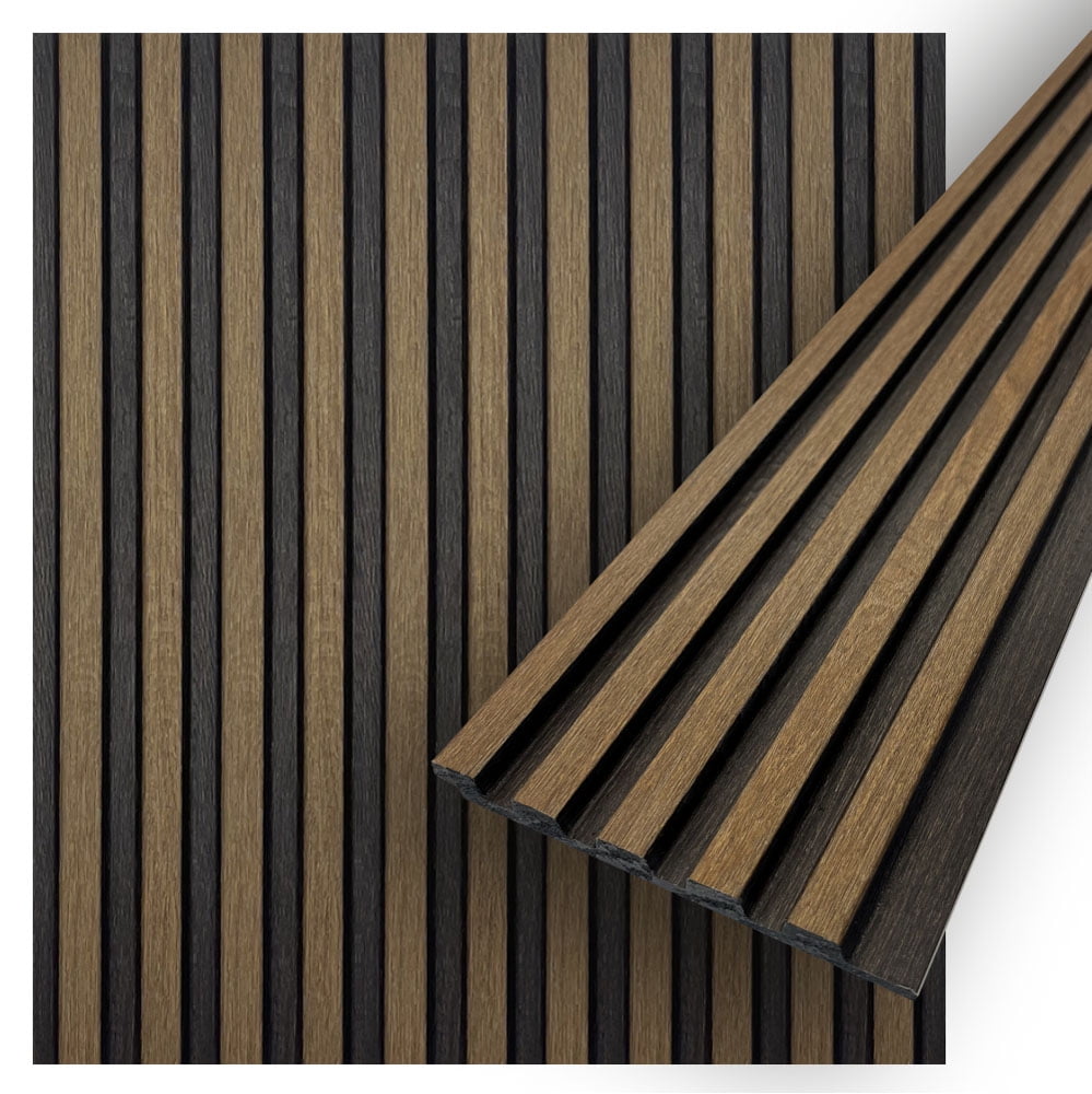 Concord 3D Wall Panels | Wall Decor Wood from PVC - Walnut | Waterproof ...
