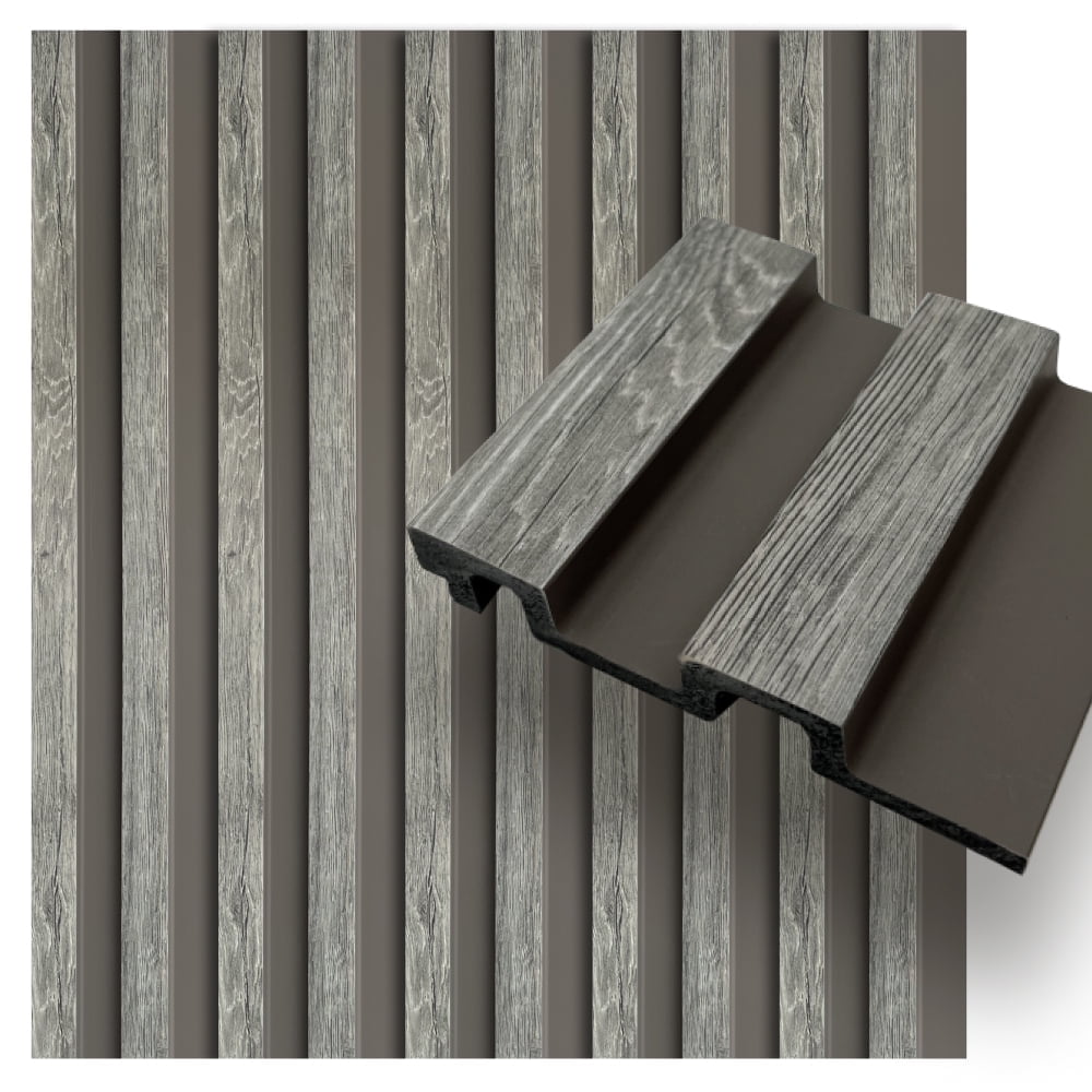 Concord 3D Wall Panels | Sample - Classic Grey 2 Tone | 4” x 4 ...