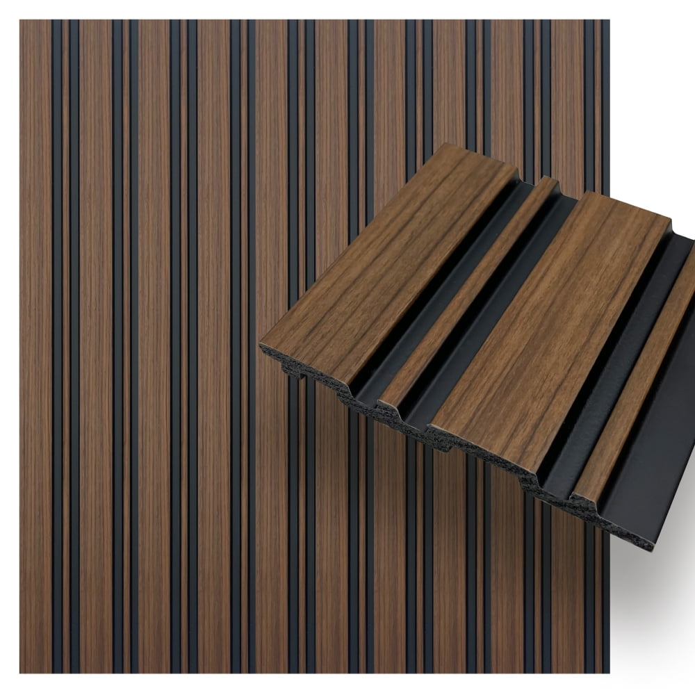 Concord Panels | Sample| Faux Wood Slat - Old Oak | Waterproof Slat ...