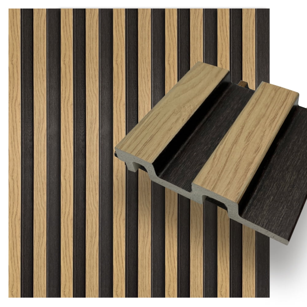 Concord 3D Wall Panels | Sample - Pickled Oak | 4” x 4” | Waterproof ...