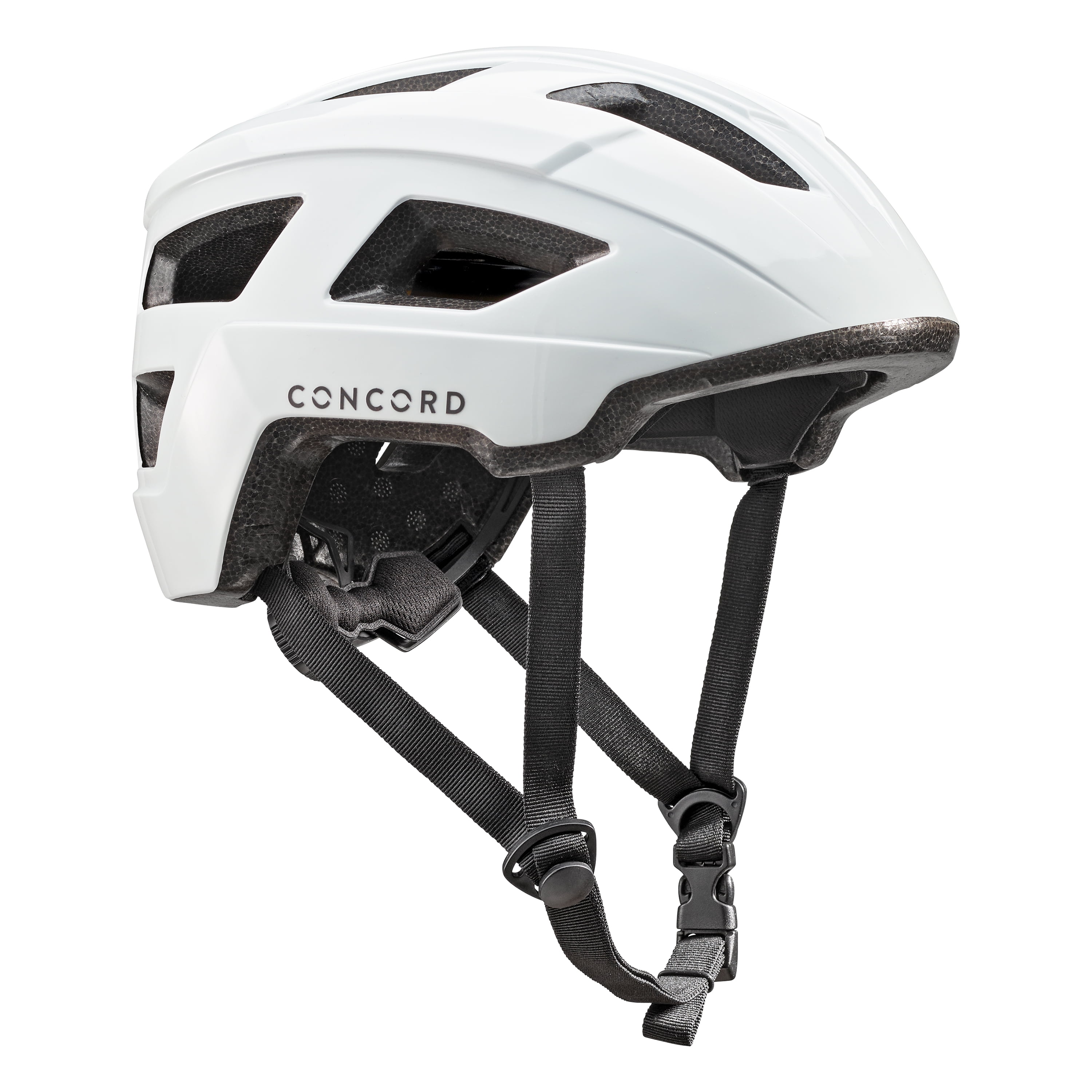 Concord Bikes Adult Light Gray Bike Helmet, Adjustable Fit, 15 Ventilation Airflow Safety ...