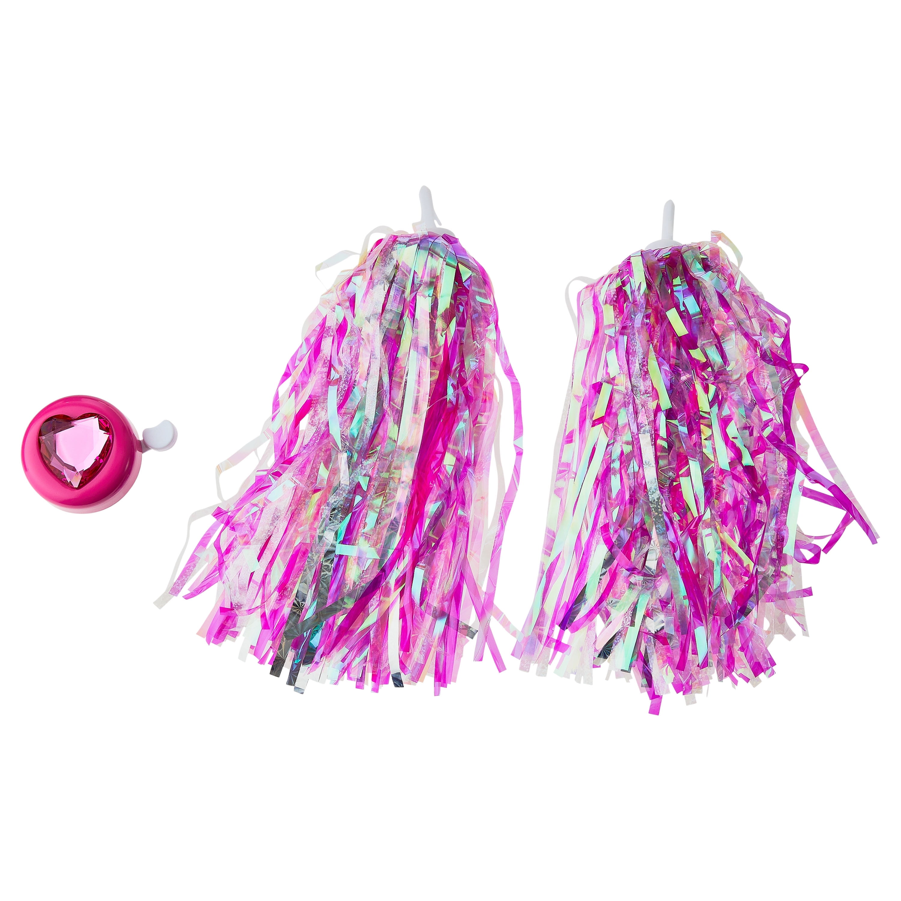 Concord Pink Bike Streamers and Bell Set, Easy Install, Fits Youth ...