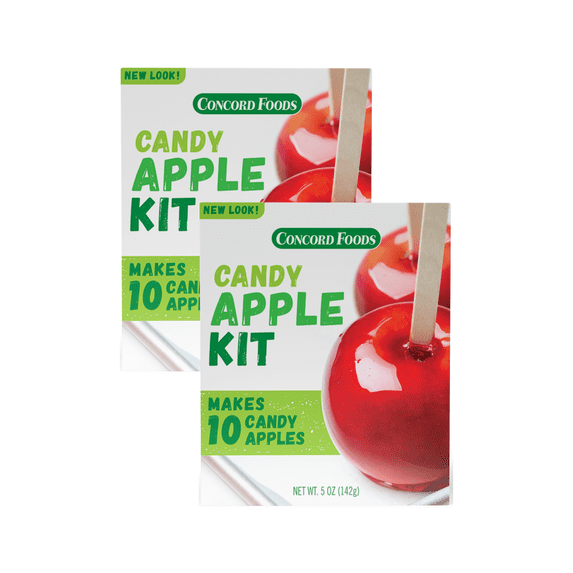 Concord Foods Candy Apple Kit, 5 oz, Nostalgic Carnival Coating, Makes ...