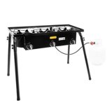 Concord Cookware Triple Burner Outdoor Stand Stove Cooker - Walmart.com