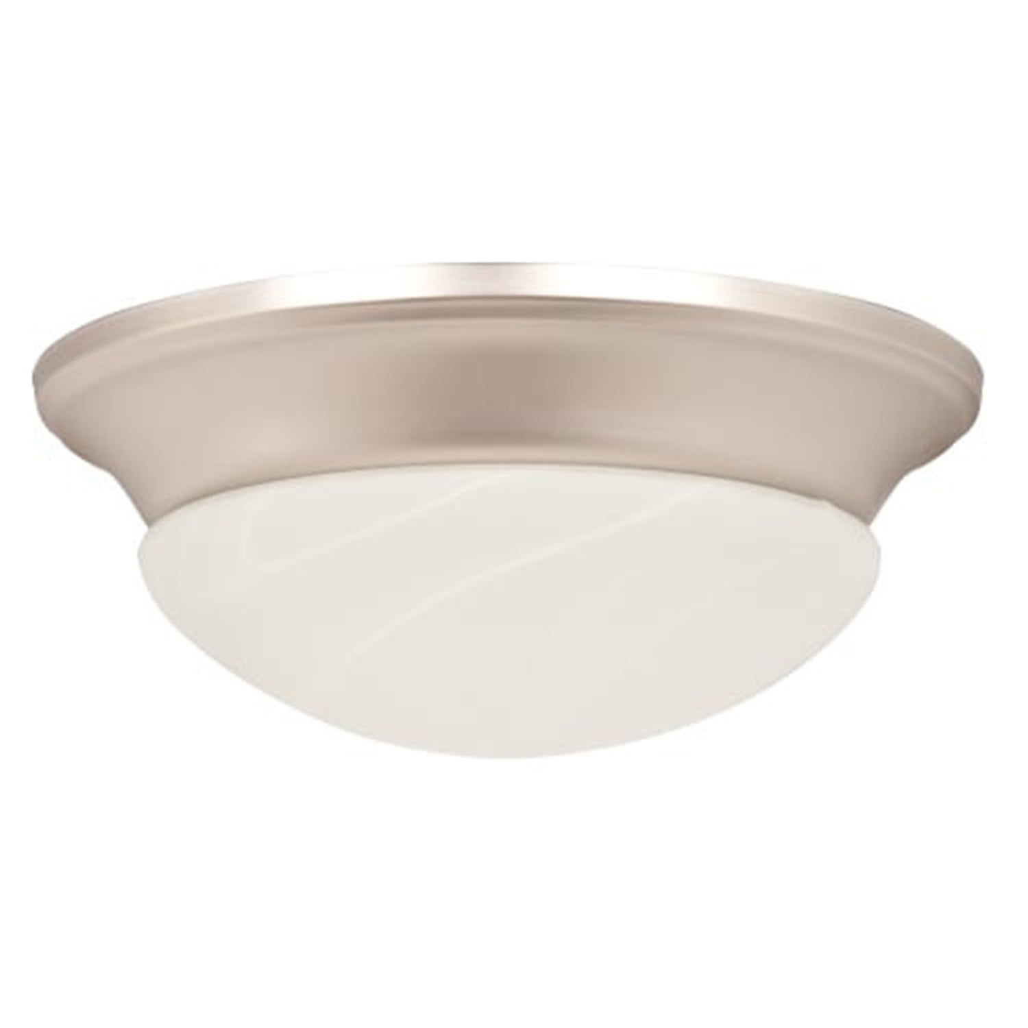 Sunset Lighting Fan Light Kit with Faux Alabaster Twist on Glass, Satin ...