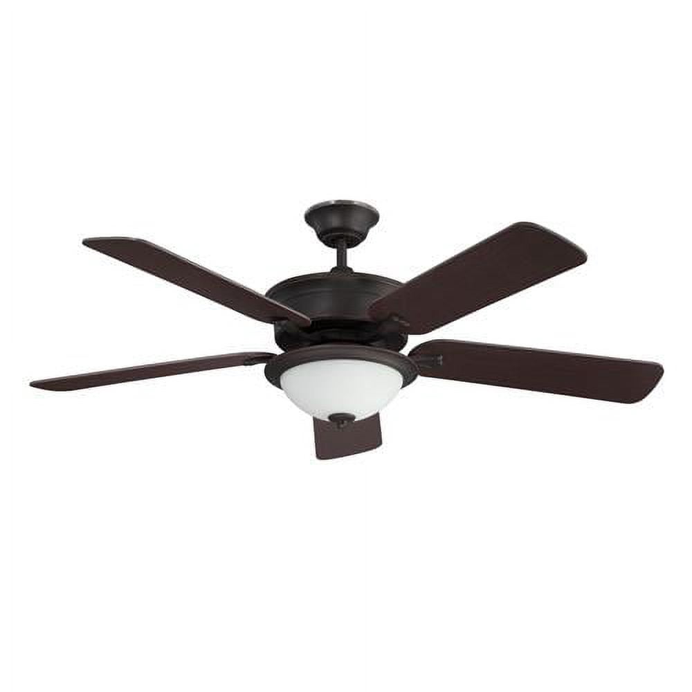 Concord Fans 52BR5EORB Downrod Mount, 5 Natural Cherry Blades Ceiling ...