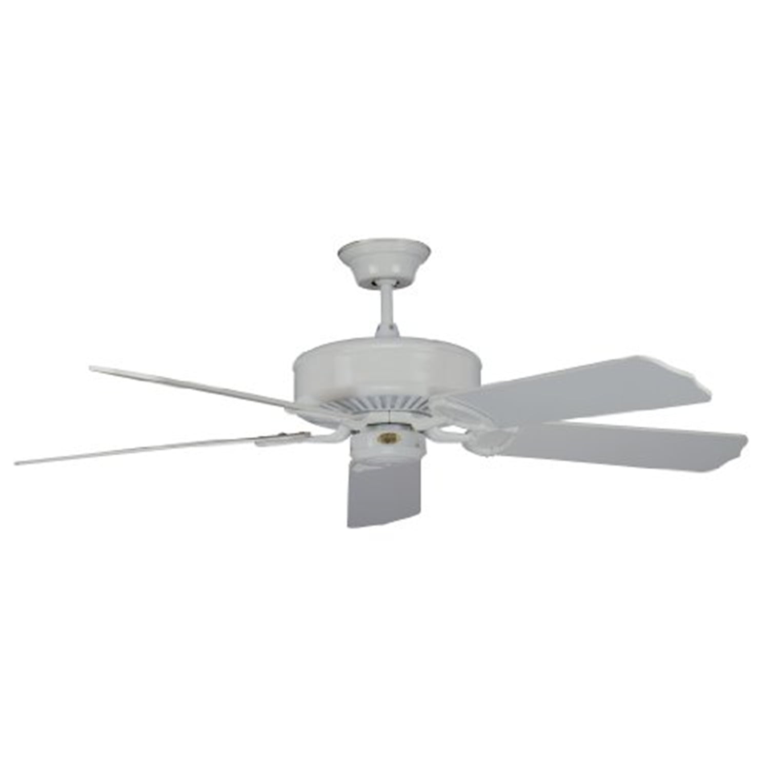 Concord Fans 52MA5WH Downrod Mount, 5 White Blades Ceiling fan, White ...