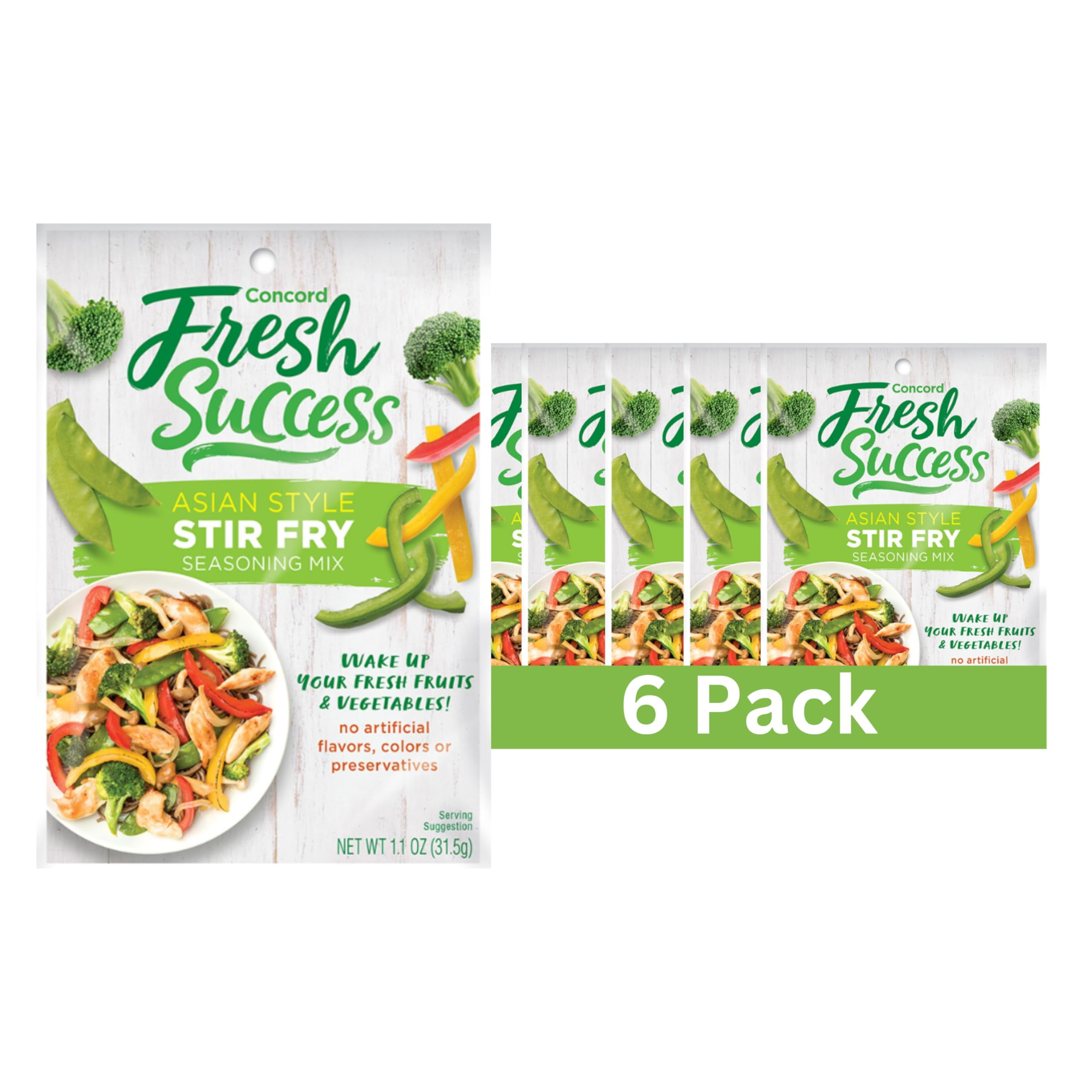Concord Foods Asian Style MZF22 Stir Fry Seasoning Quick & Easy ...