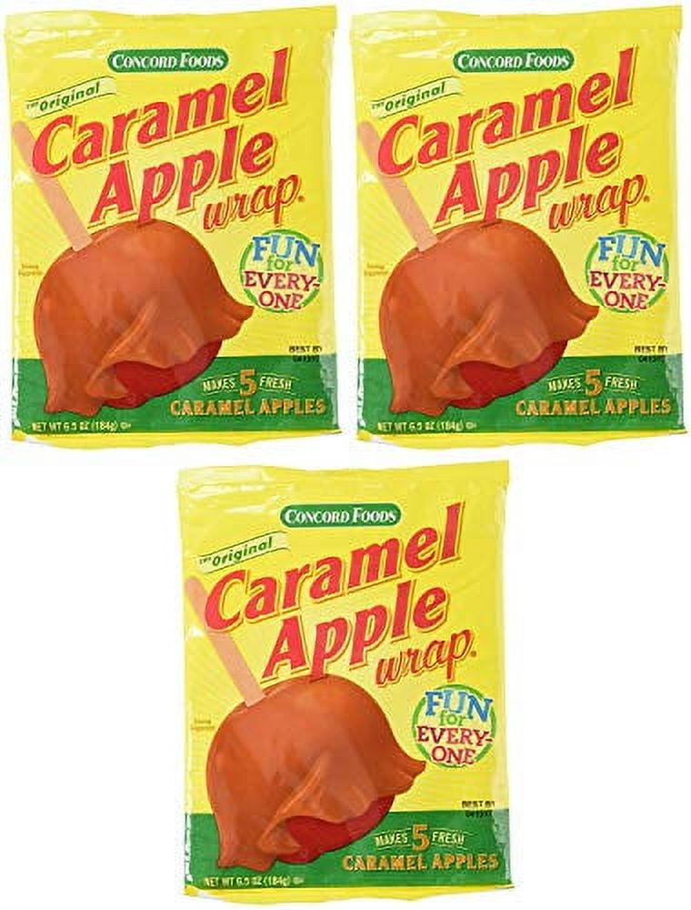 Concord Foods Caramel Apple Wrap, 5 Count, Pack of 3 - Walmart.com