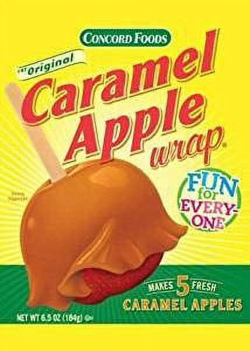 Concord Foods Candy Dip Caramel Apple Wrap, 6.05 oz Package (1 Pack ...