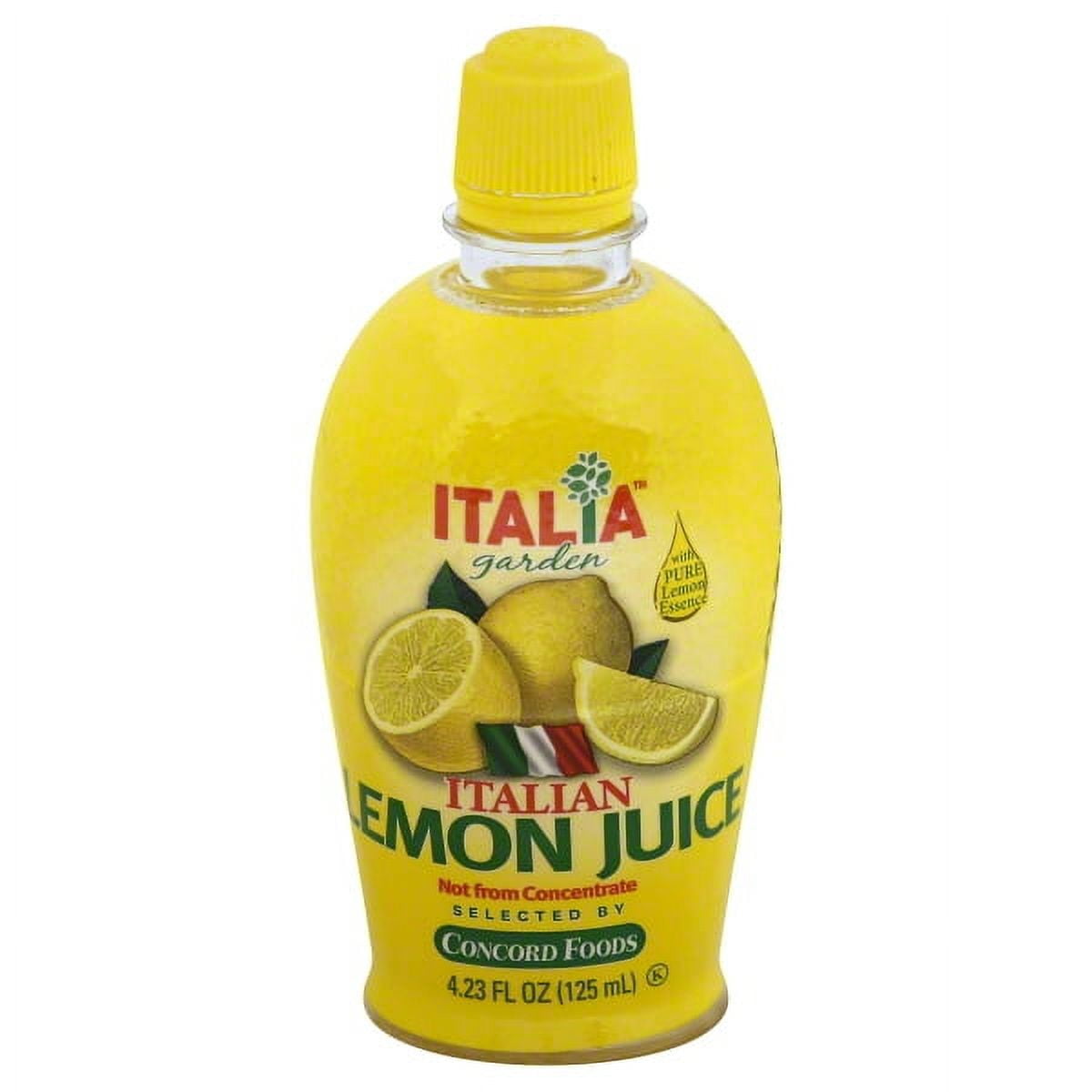 Concord Foods Italian Lemon Juice, Pure Essence, Not from Concentrate ...