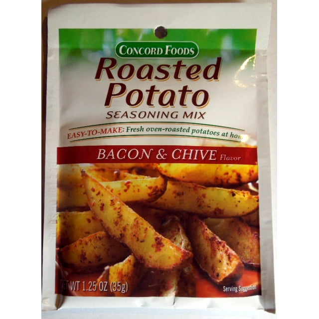 Concord Foods Roasted Potato Seasoning HYZ01 Mix - Bacon & Chive Flavor ...