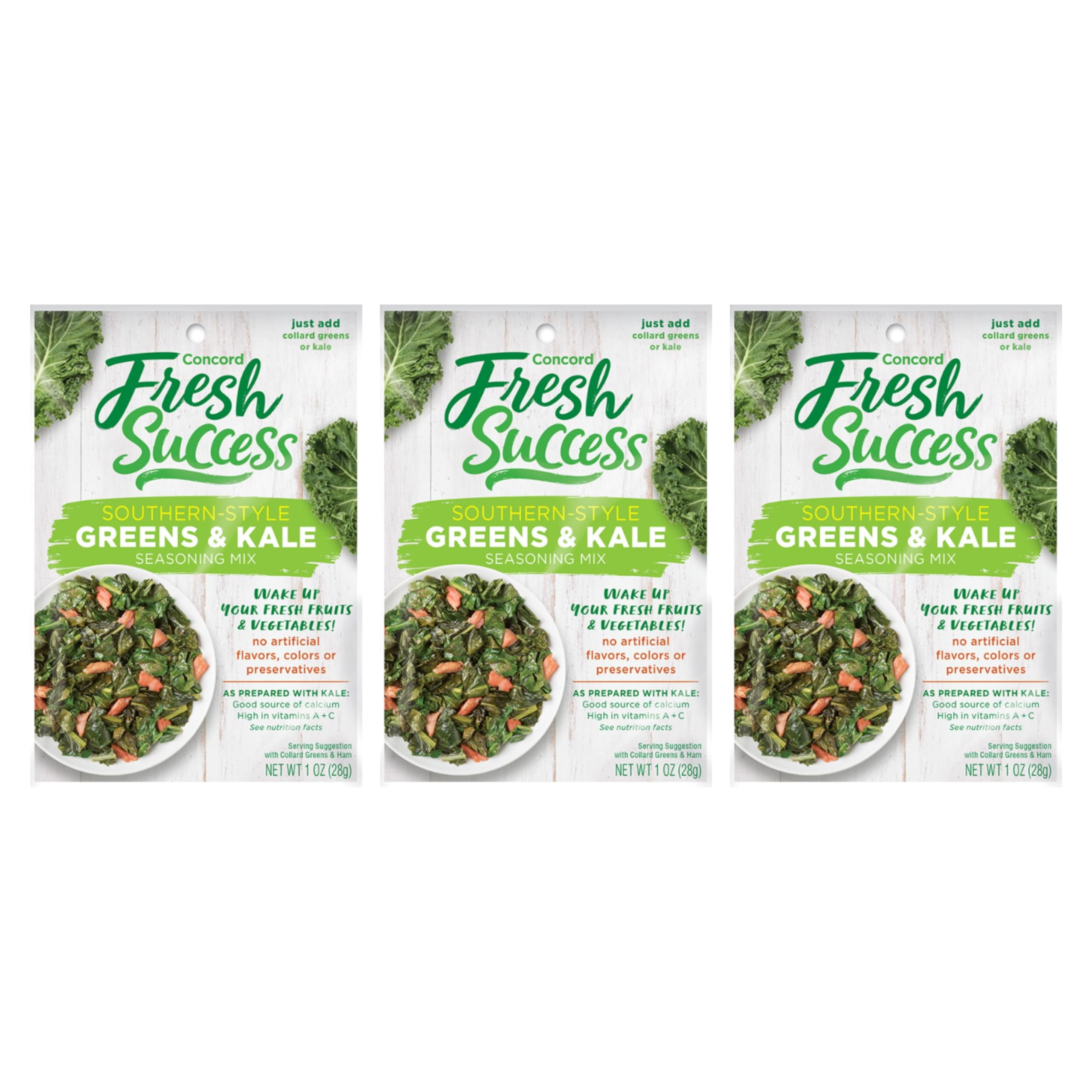 Concord Foods Southern-Style Greens SSF20 and Kale Seasoning Mix ...